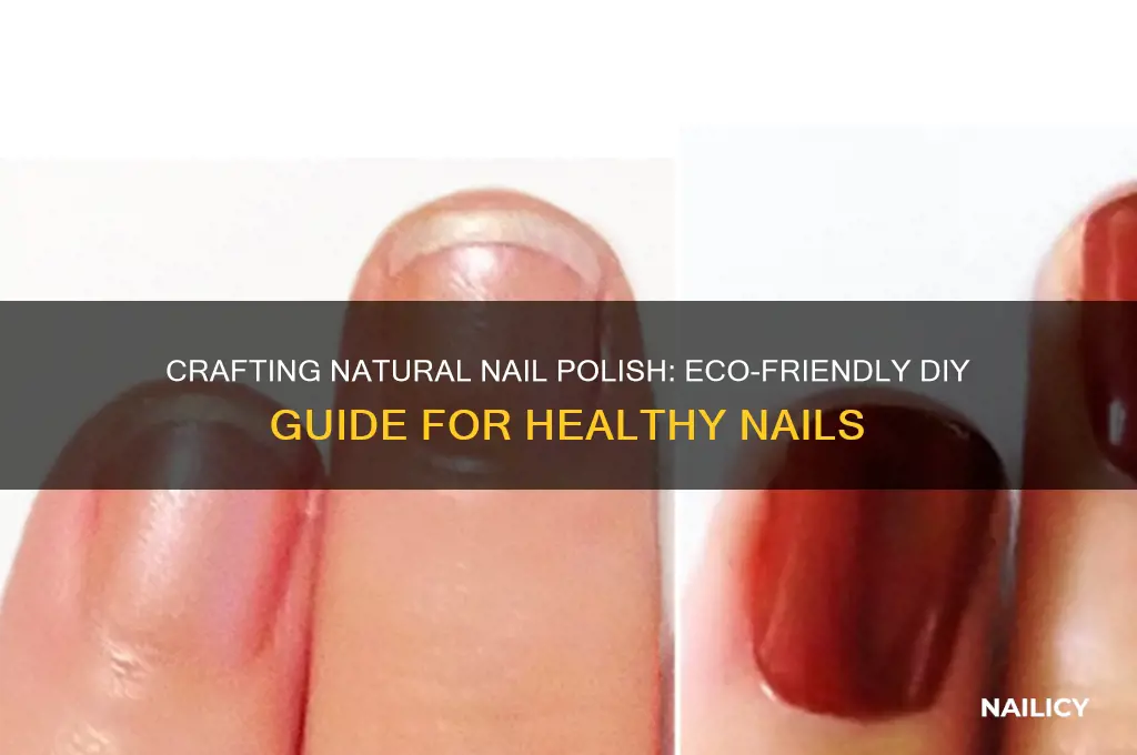 Crafting Natural Nail Polish: Eco-Friendly Diy Guide For Healthy Nails ...