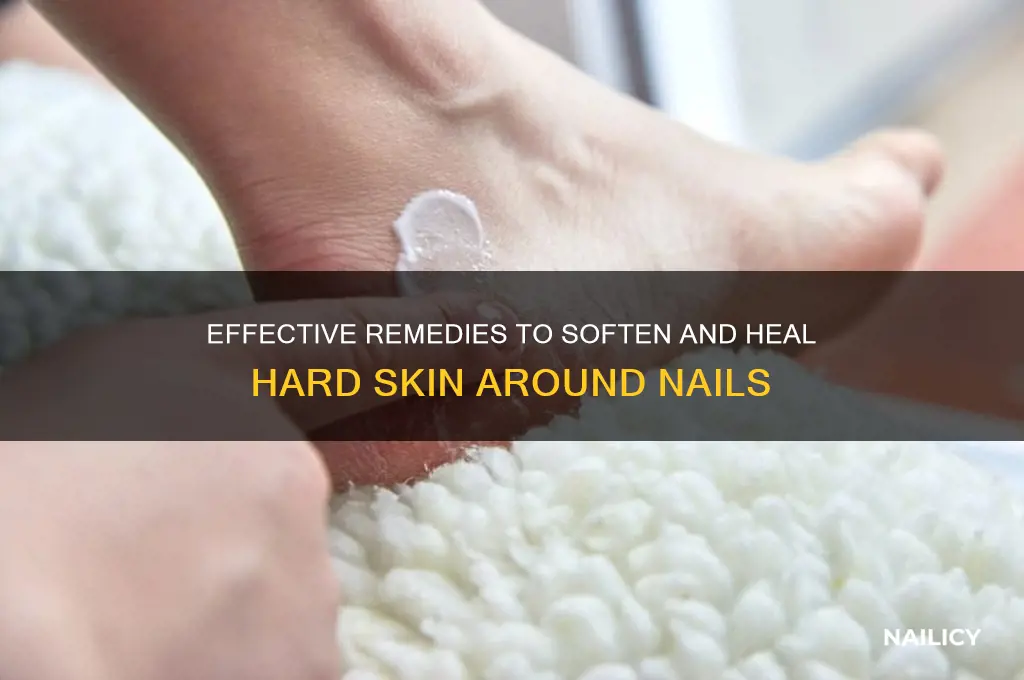 Effective Remedies To Soften And Heal Hard Skin Around Nails | Nailicy