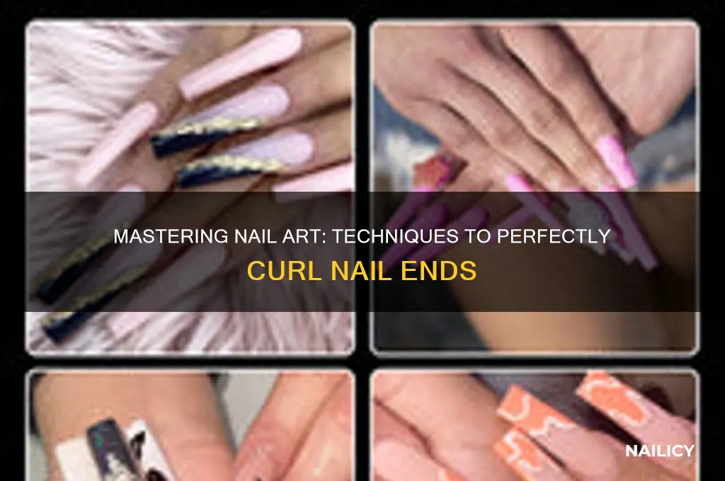 Mastering Nail Art: Techniques To Perfectly Curl Nail Ends | Nailicy