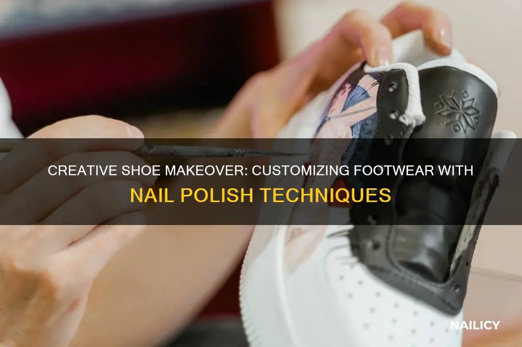 Creative Shoe Makeover: Customizing Footwear With Nail Polish ...