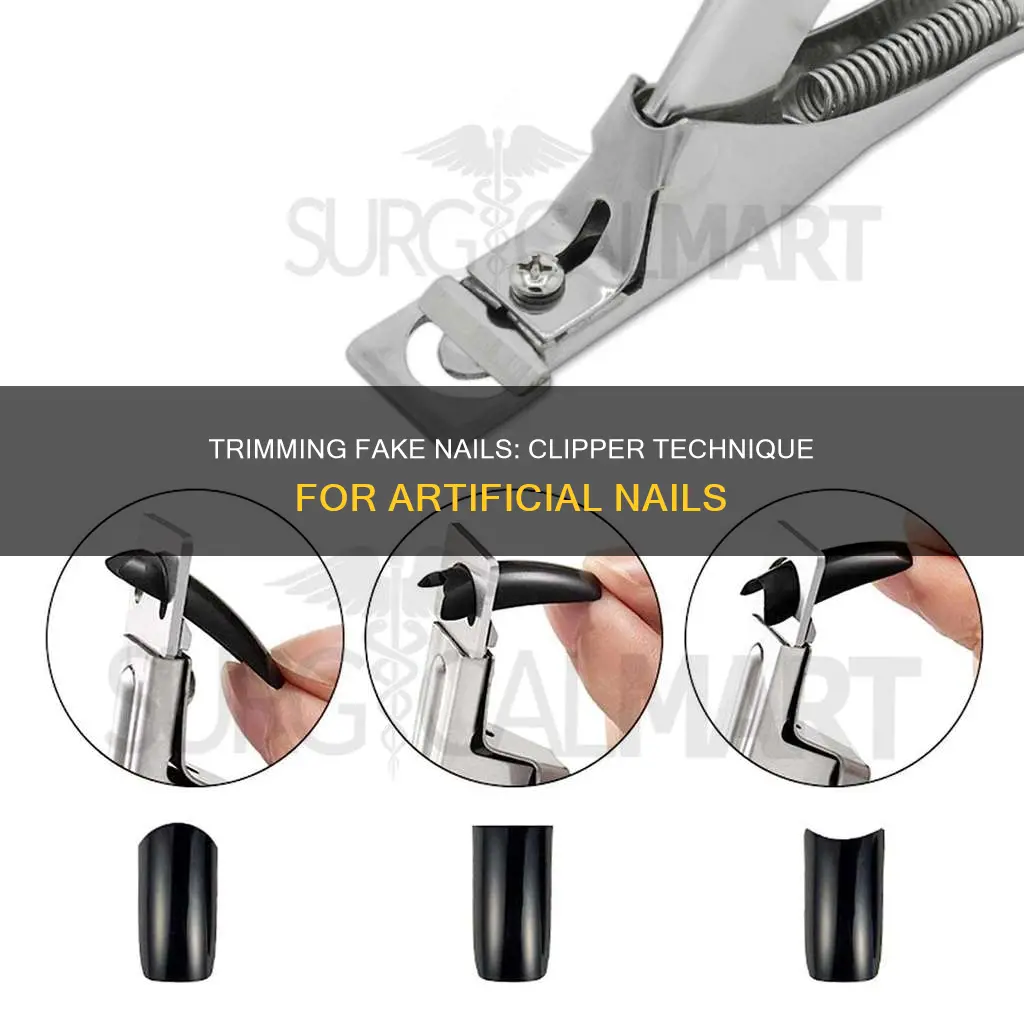 Trimming Fake Nails: Clipper Technique For Artificial Nails | Nailicy