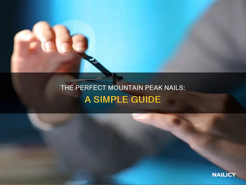 The Perfect Mountain Peak Nails: A Simple Guide | Nailicy