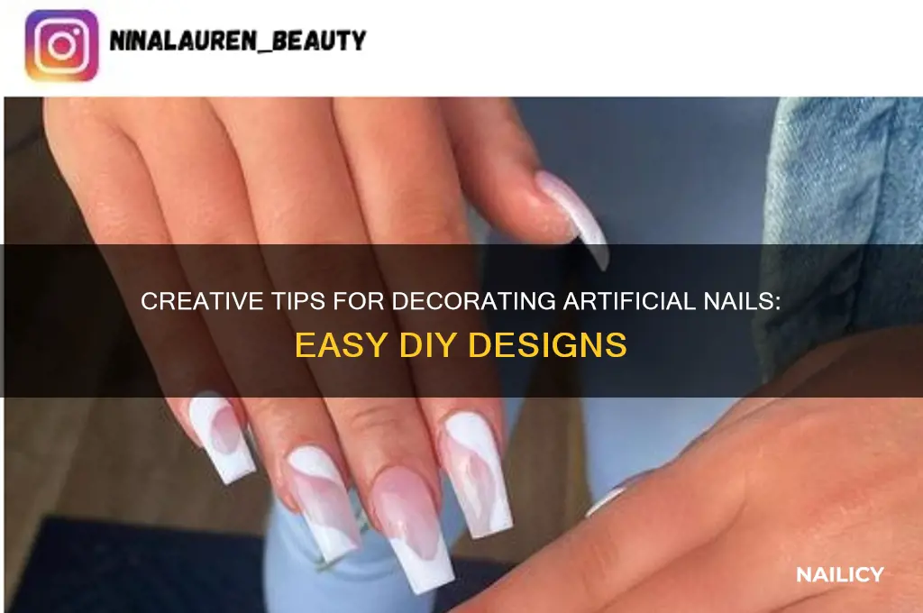 Creative Tips For Decorating Artificial Nails: Easy Diy Designs | Nailicy