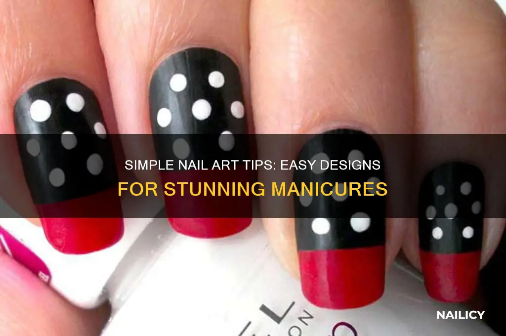 Simple Nail Art Tips: Easy Designs For Stunning Manicures | Nailicy