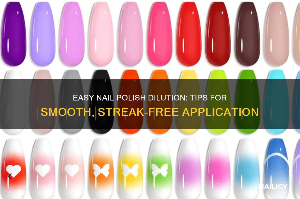 Easy Nail Polish Dilution: Tips For Smooth, Streak-Free Application ...