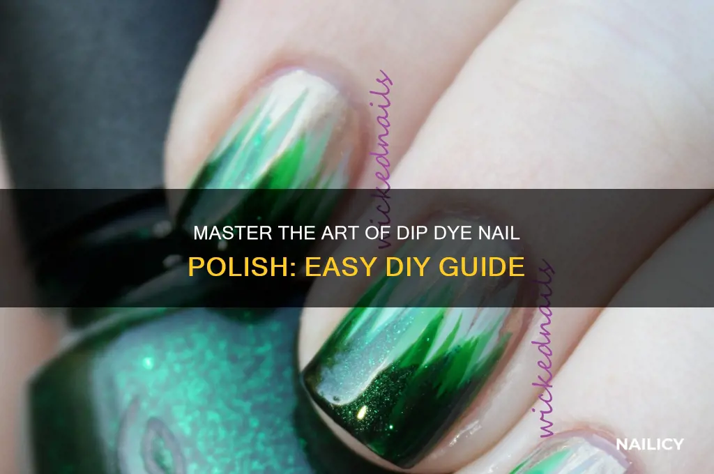 Master The Art Of Dip Dye Nail Polish: Easy Diy Guide | Nailicy