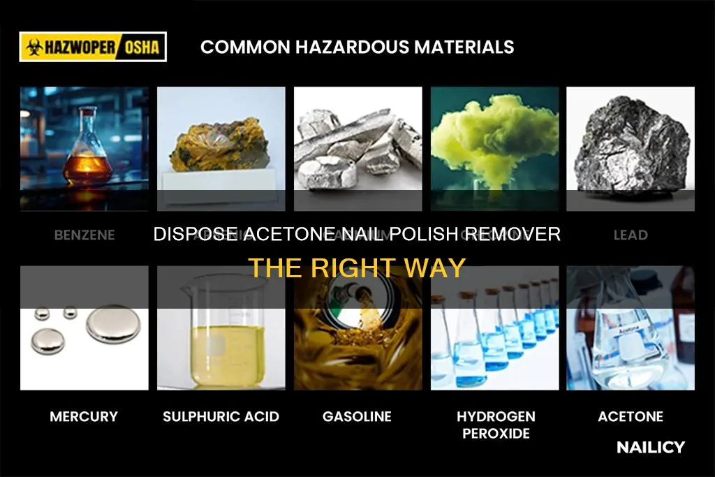 Dispose Acetone Nail Polish Remover The Right Way | Nailicy
