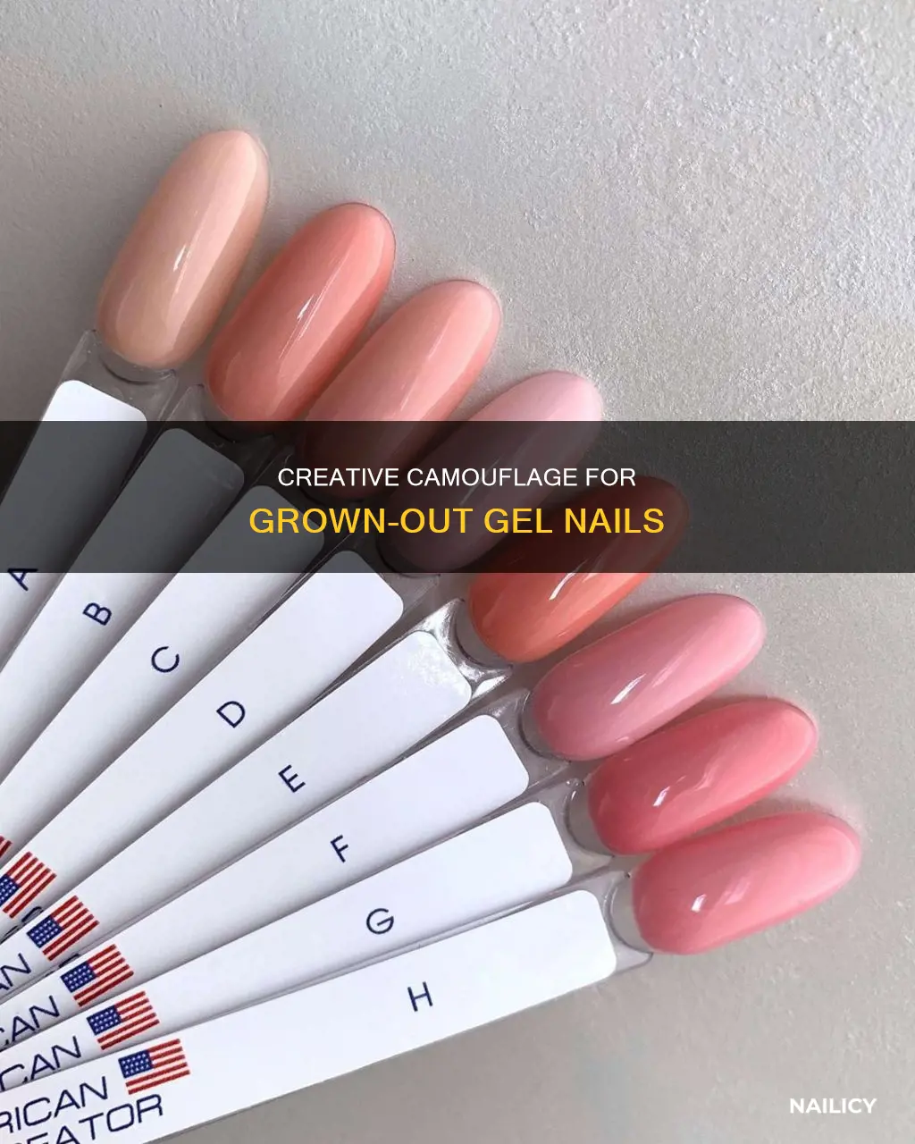 Creative Camouflage For Grown-Out Gel Nails | Nailicy