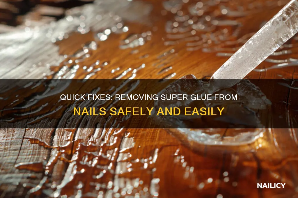 Quick Fixes: Removing Super Glue From Nails Safely And Easily | Nailicy