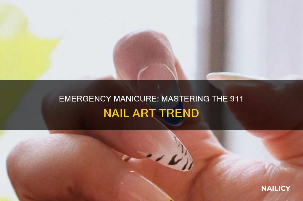Emergency Manicure: Mastering The 911 Nail Art Trend | Nailicy