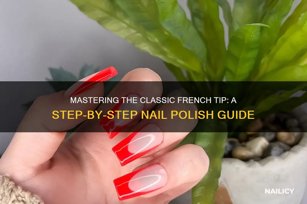 Mastering The Classic French Tip: A Step-By-Step Nail Polish Guide ...