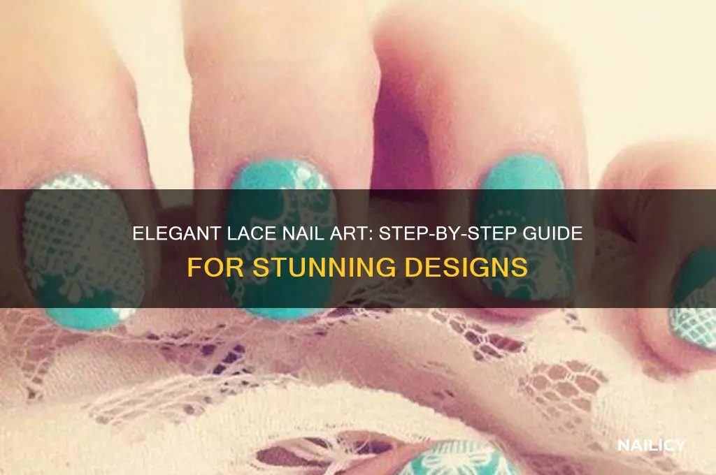 Elegant Lace Nail Art: Step-By-Step Guide For Stunning Designs | Nailicy