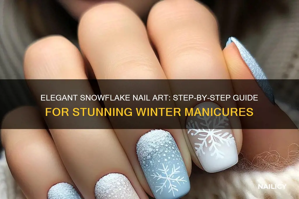 Elegant Snowflake Nail Art: Step-By-Step Guide For Stunning Winter ...