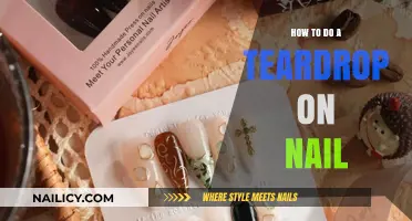 Mastering The Teardrop Nail Art Technique: A Step-By-Step Guide | Nailicy