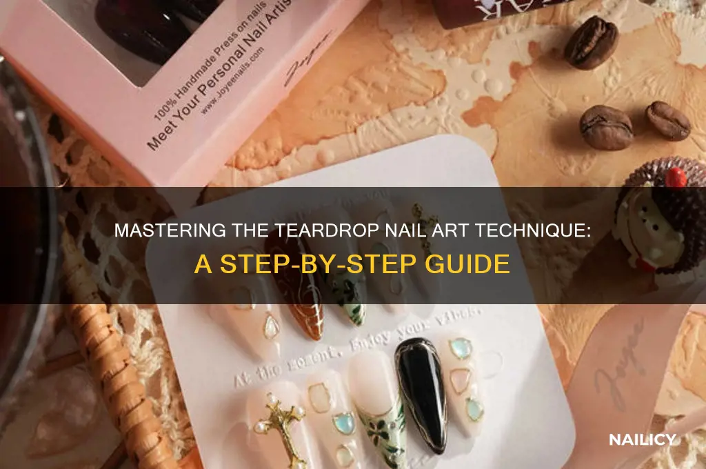 Mastering The Teardrop Nail Art Technique: A Step-By-Step Guide | Nailicy