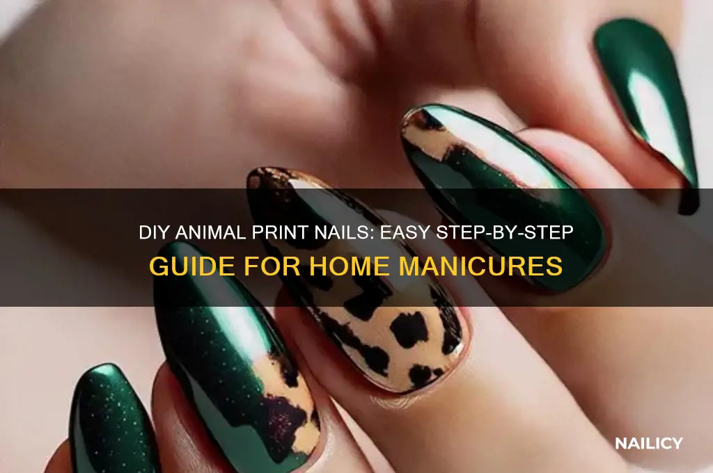 Diy Animal Print Nails: Easy Step-By-Step Guide For Home Manicures ...