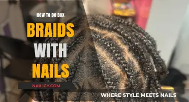 Mastering Box Braids With Nails: A Step-By-Step Styling Guide | Nailicy