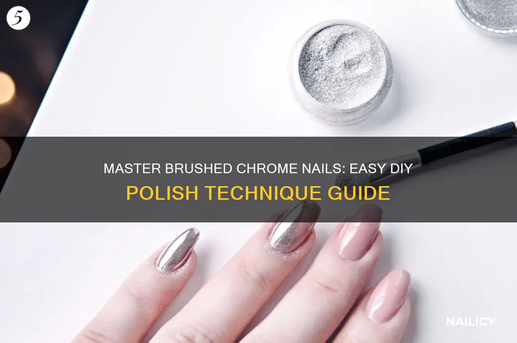 Master Brushed Chrome Nails: Easy Diy Polish Technique Guide | Nailicy