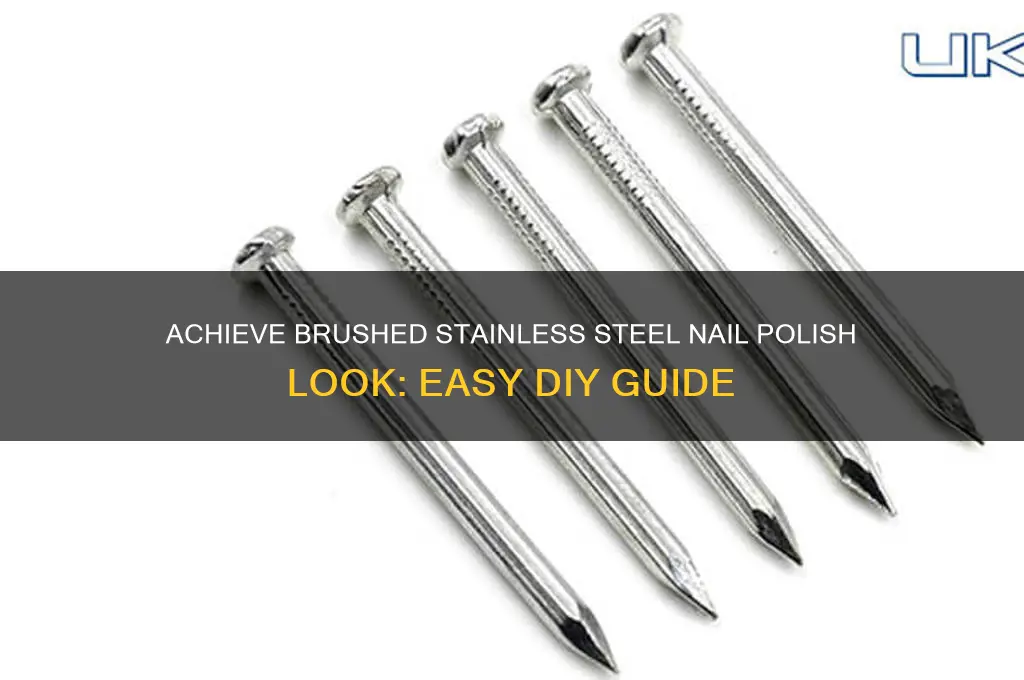 Achieve Brushed Stainless Steel Nail Polish Look: Easy Diy Guide | Nailicy