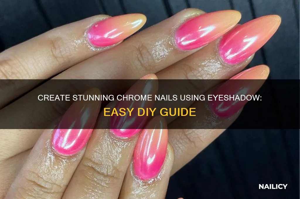Create Stunning Chrome Nails Using Eyeshadow: Easy Diy Guide | Nailicy