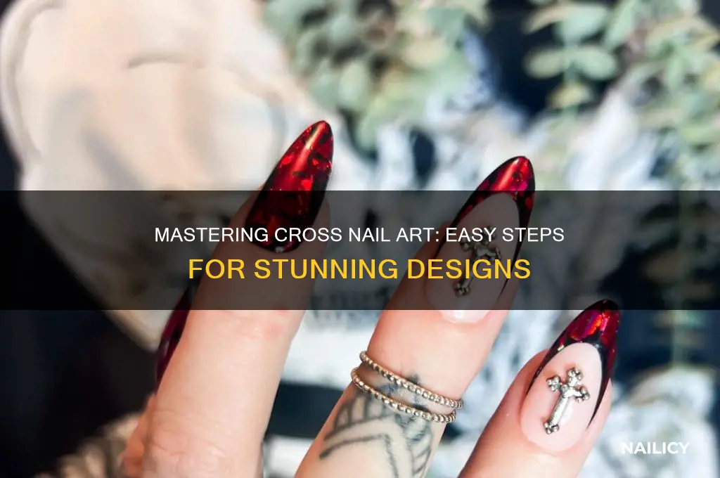 Mastering Cross Nail Art: Easy Steps For Stunning Designs | Nailicy