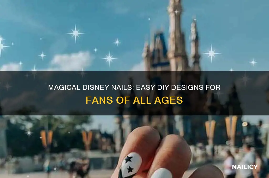 Magical Disney Nails: Easy Diy Designs For Fans Of All Ages | Nailicy