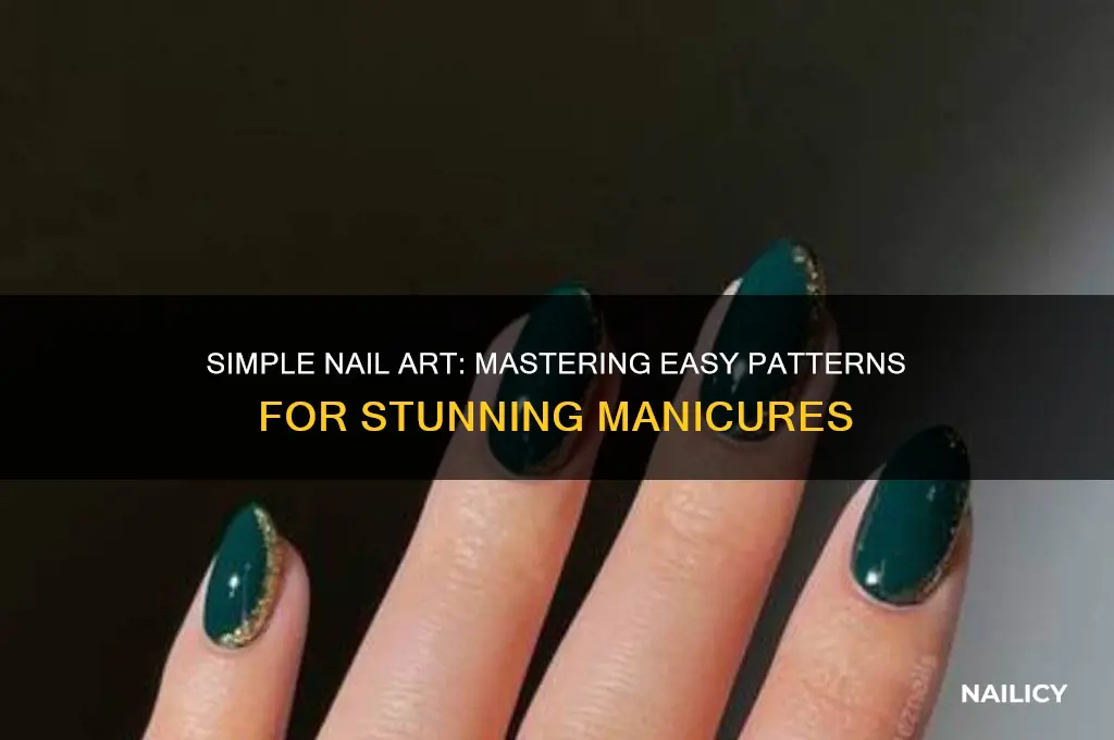 Simple Nail Art: Mastering Easy Patterns For Stunning Manicures | Nailicy