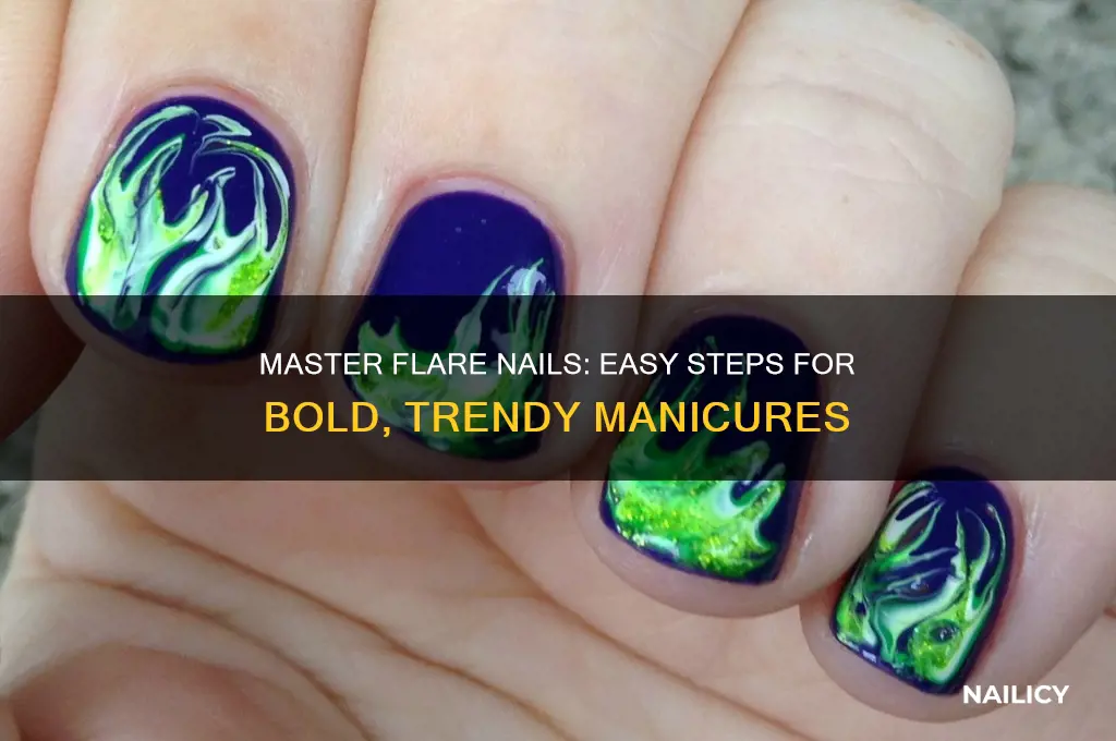 Master Flare Nails: Easy Steps For Bold, Trendy Manicures | Nailicy