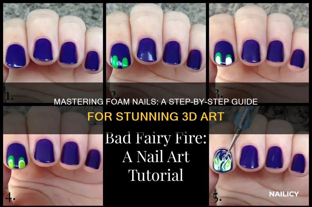 Mastering Foam Nails: A Step-By-Step Guide For Stunning 3D Art | Nailicy