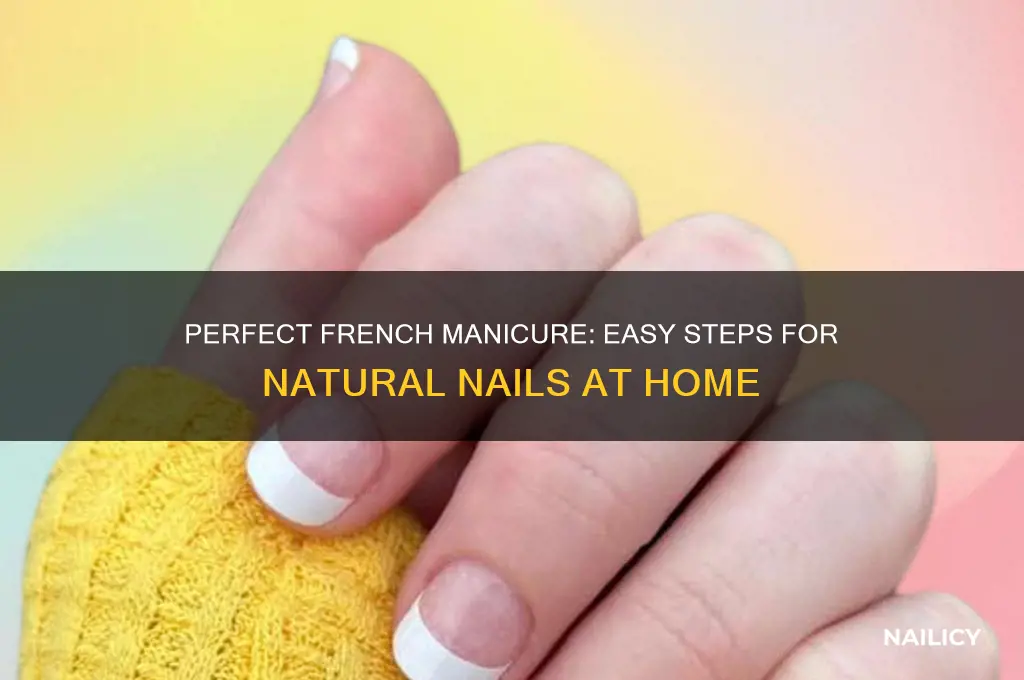 Perfect French Manicure: Easy Steps For Natural Nails At Home | Nailicy