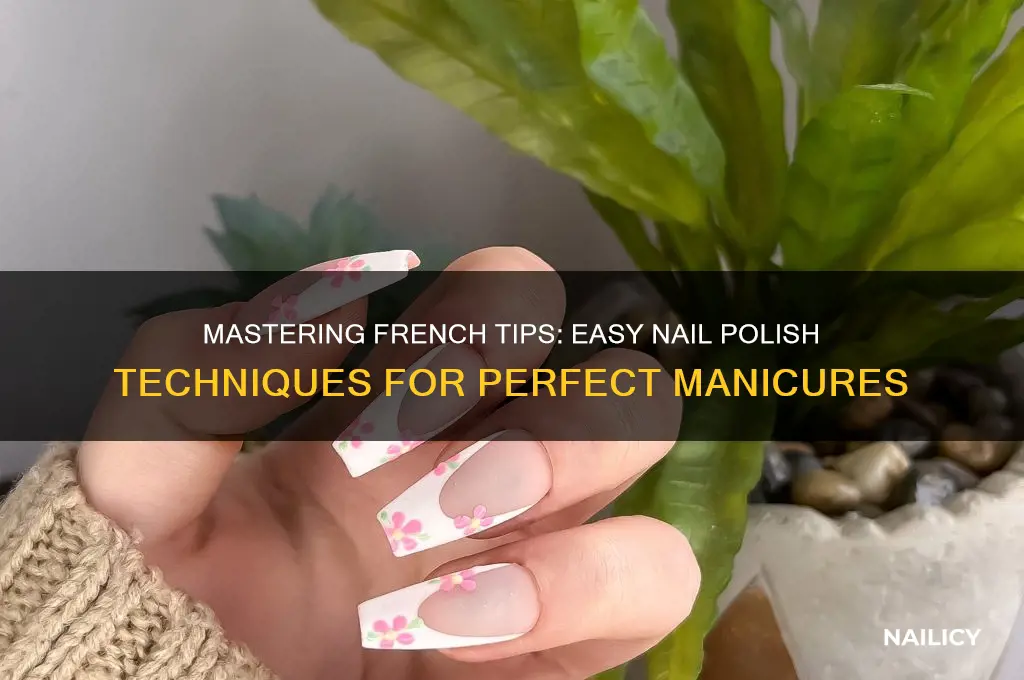 Mastering French Tips: Easy Nail Polish Techniques For Perfect ...