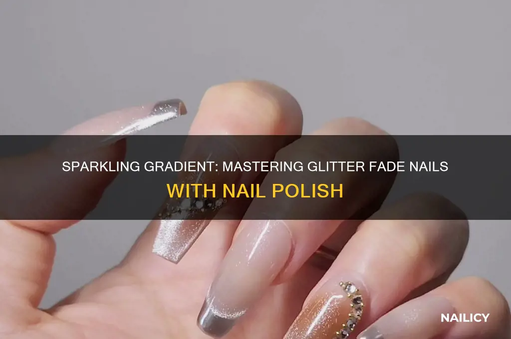 Sparkling Gradient: Mastering Glitter Fade Nails With Nail Polish | Nailicy