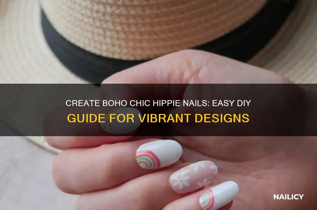 Create Boho Chic Hippie Nails: Easy Diy Guide For Vibrant Designs | Nailicy