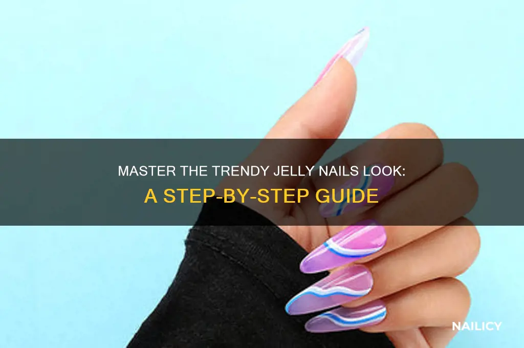 Master The Trendy Jelly Nails Look: A Step-By-Step Guide | Nailicy