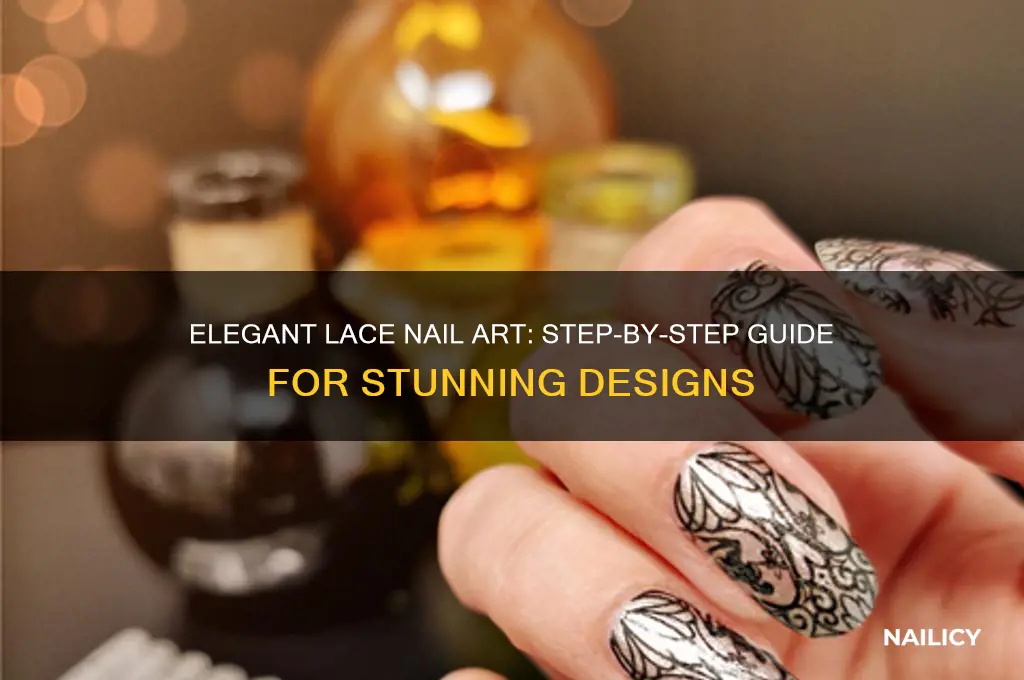 Elegant Lace Nail Art: Step-By-Step Guide For Stunning Designs | Nailicy