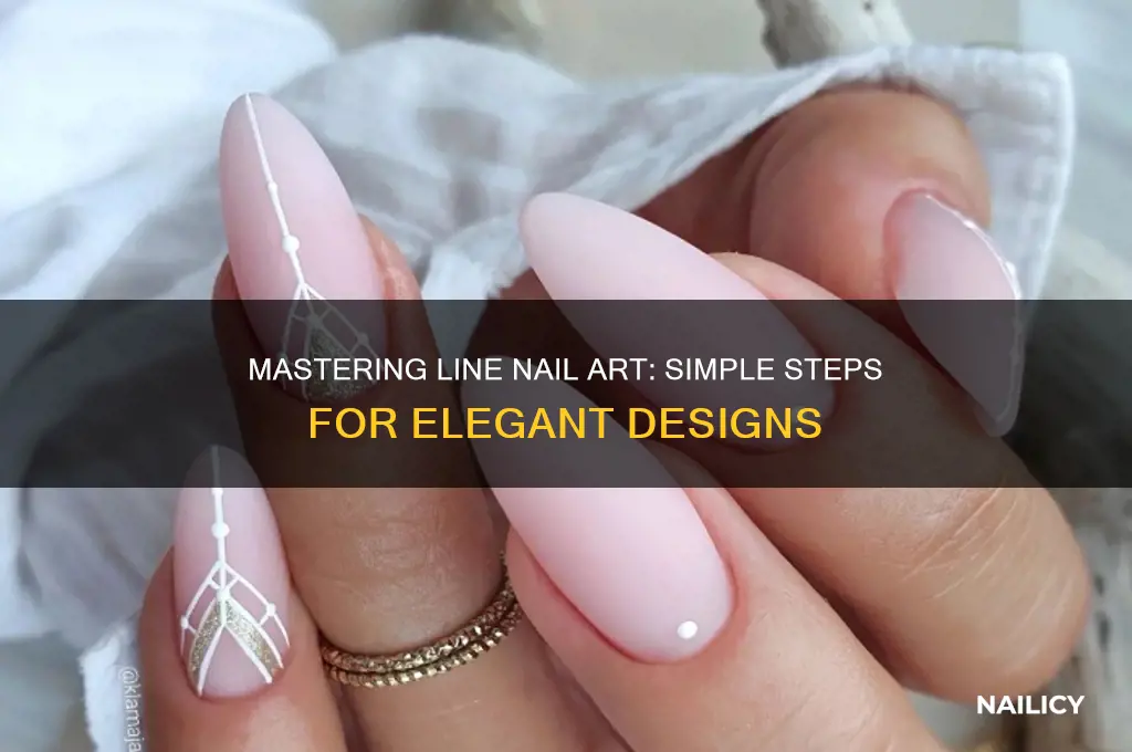 Mastering Line Nail Art: Simple Steps For Elegant Designs | Nailicy