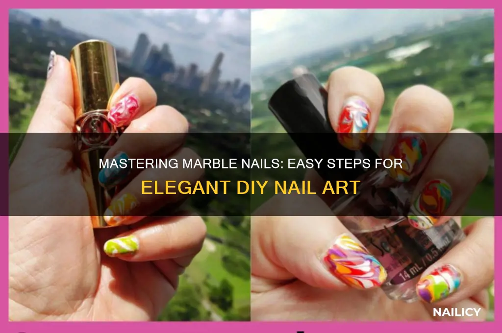 Mastering Marble Nails: Easy Steps For Elegant Diy Nail Art | Nailicy