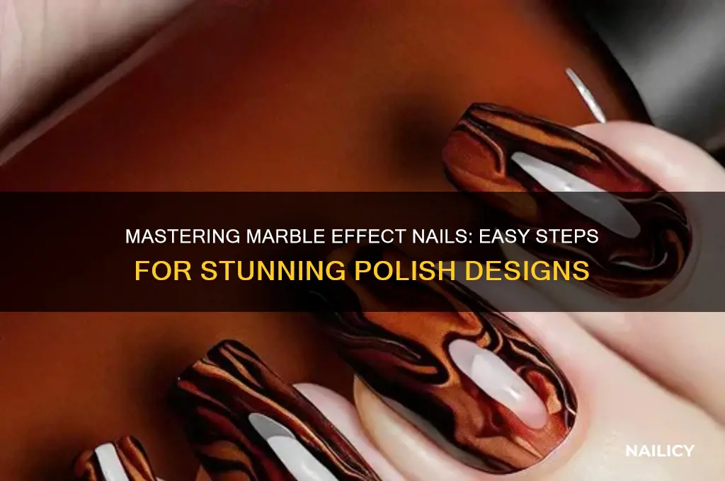 Mastering Marble Effect Nails: Easy Steps For Stunning Polish Designs ...