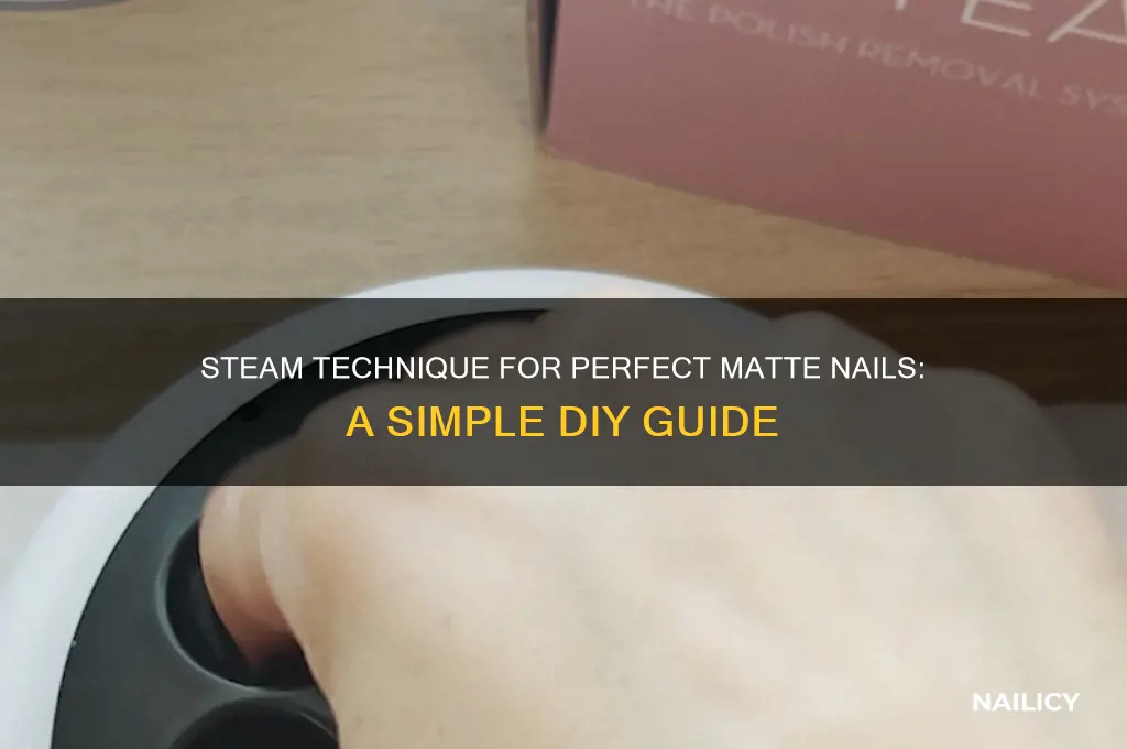 Steam Technique For Perfect Matte Nails: A Simple Diy Guide | Nailicy