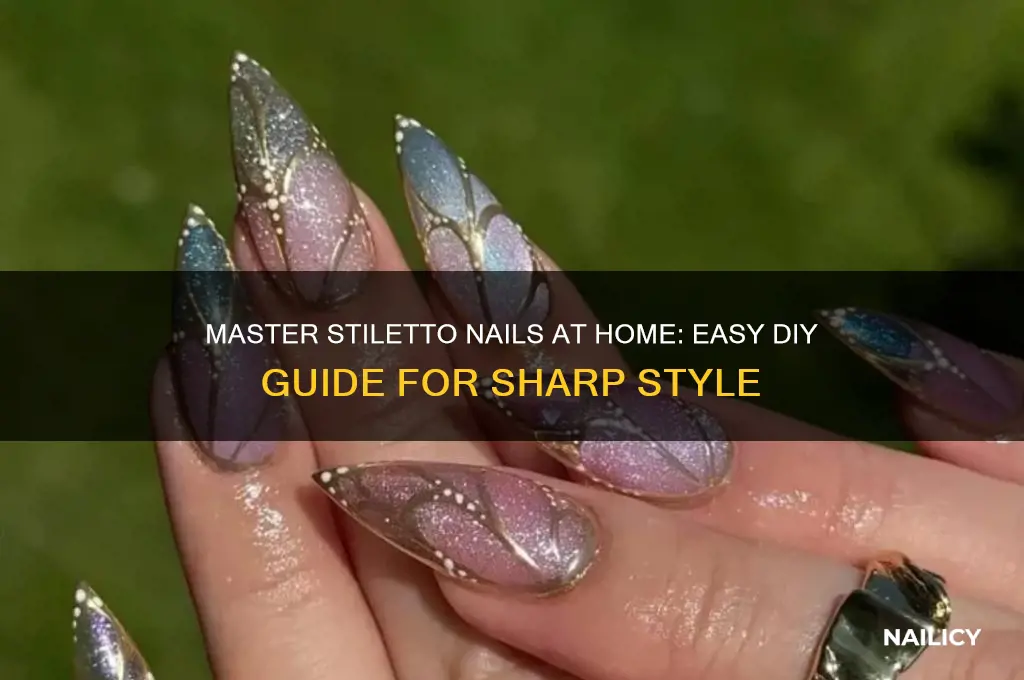 Master Stiletto Nails At Home: Easy Diy Guide For Sharp Style | Nailicy