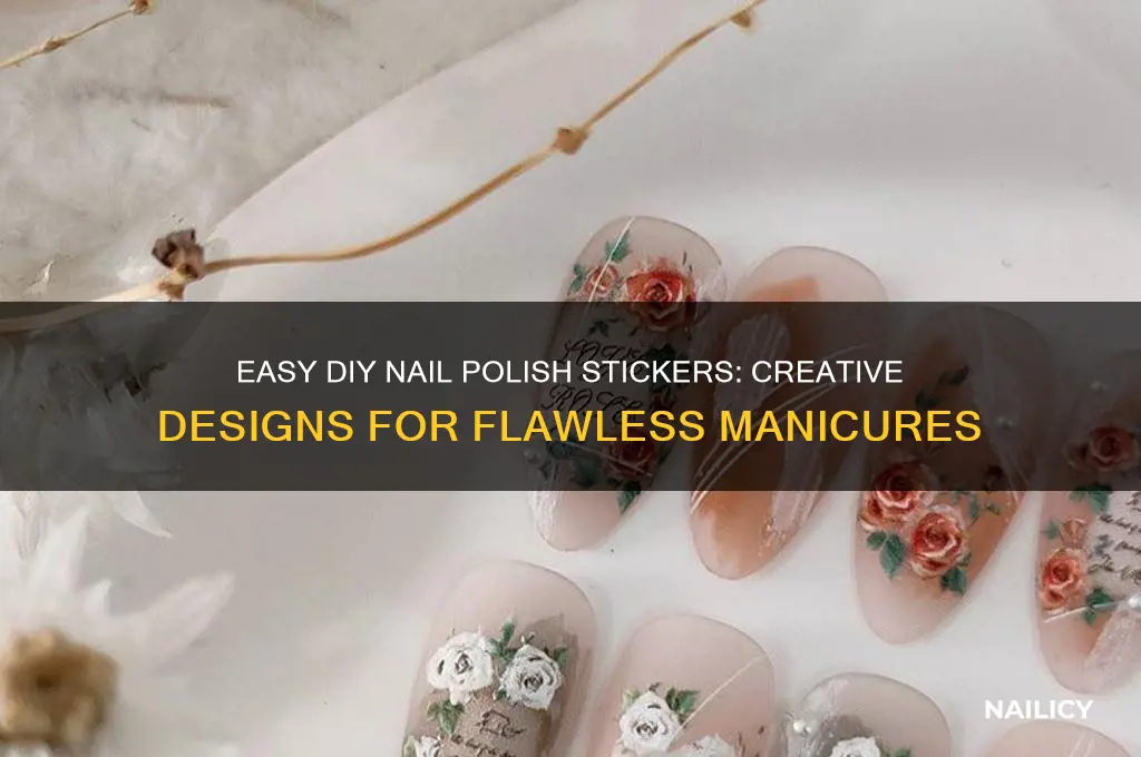 Easy Diy Nail Polish Stickers: Creative Designs For Flawless Manicures ...