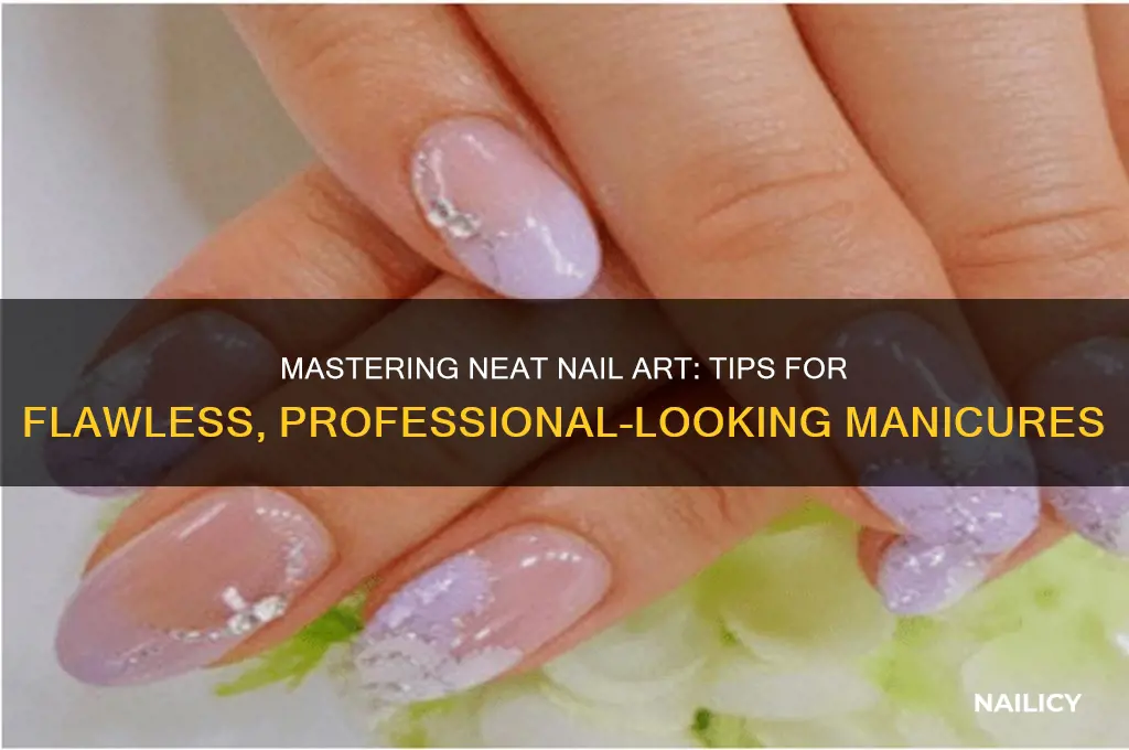 Mastering Neat Nail Art: Tips For Flawless, Professional-Looking ...