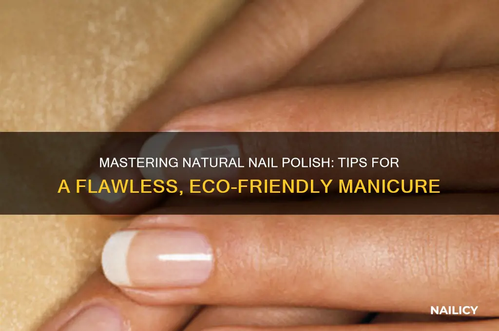 Mastering Natural Nail Polish: Tips For A Flawless, Eco-Friendly ...