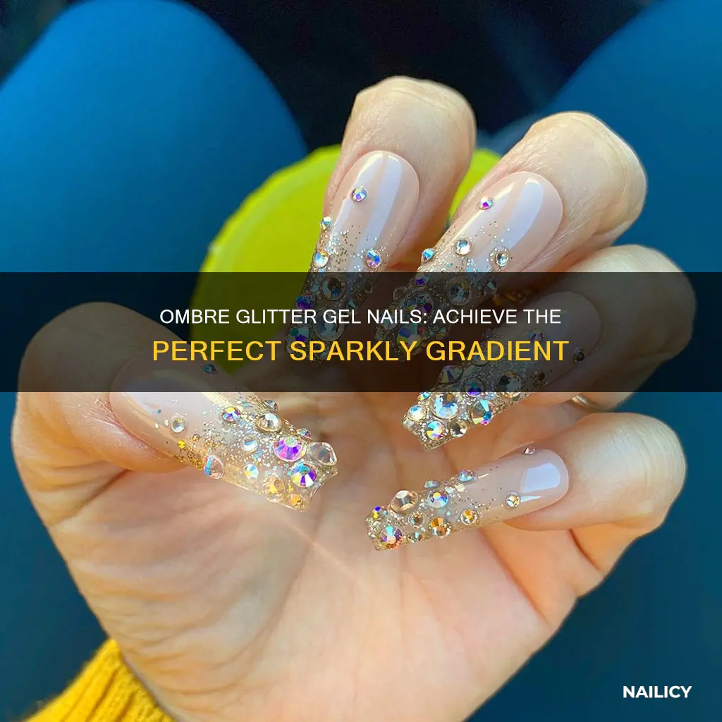Ombre Glitter Gel Nails: Achieve The Perfect Sparkly Gradient | Nailicy