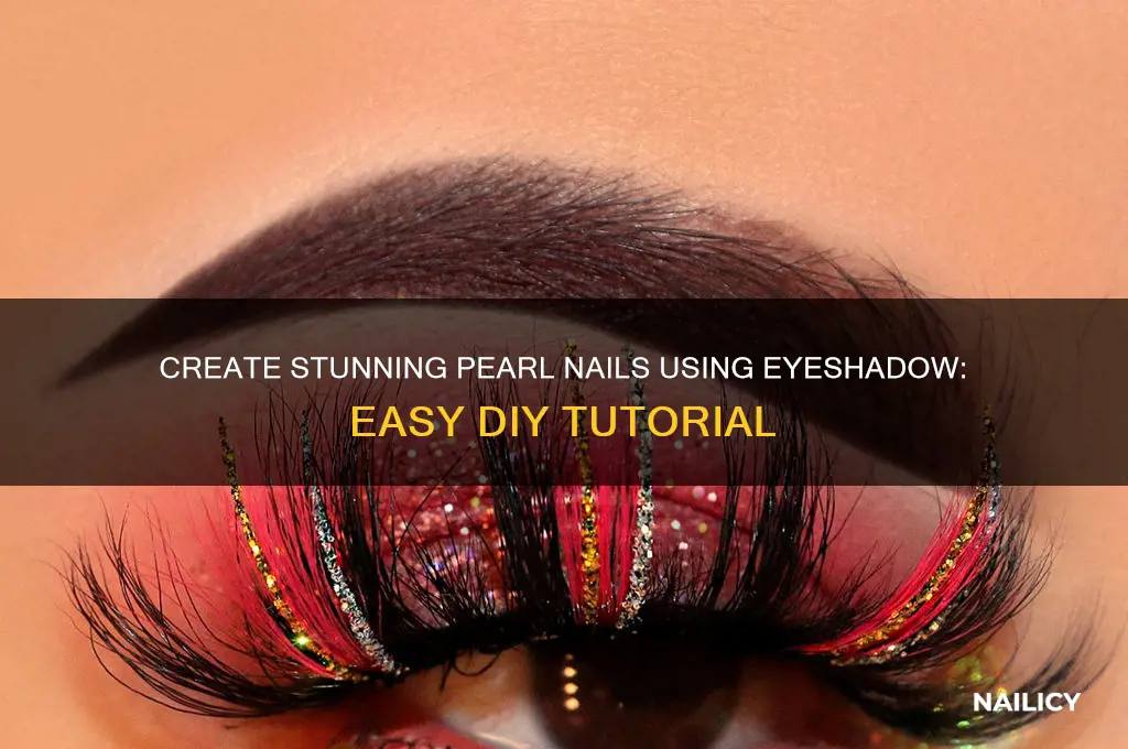 Create Stunning Pearl Nails Using Eyeshadow: Easy Diy Tutorial | Nailicy