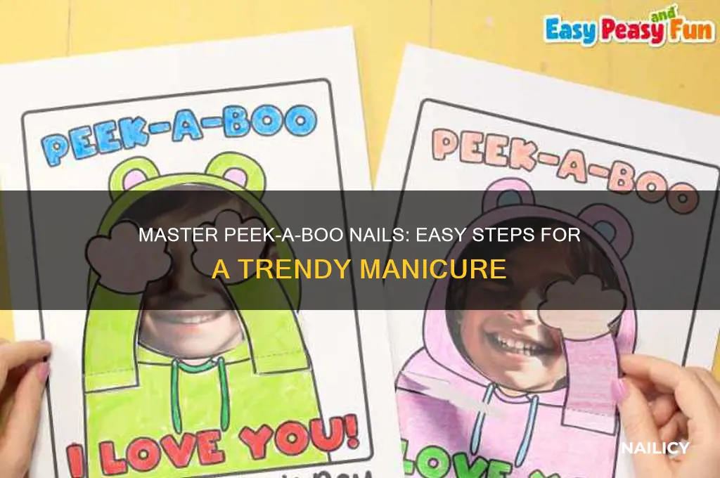 Master Peek-A-Boo Nails: Easy Steps For A Trendy Manicure | Nailicy