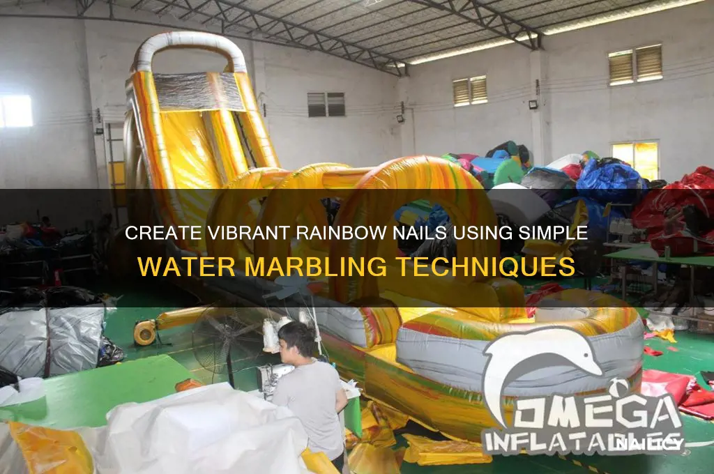 Create Vibrant Rainbow Nails Using Simple Water Marbling Techniques ...