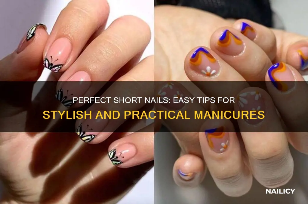 Perfect Short Nails: Easy Tips For Stylish And Practical Manicures ...