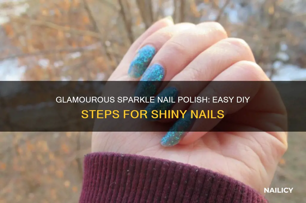 Glamourous Sparkle Nail Polish: Easy Diy Steps For Shiny Nails | Nailicy
