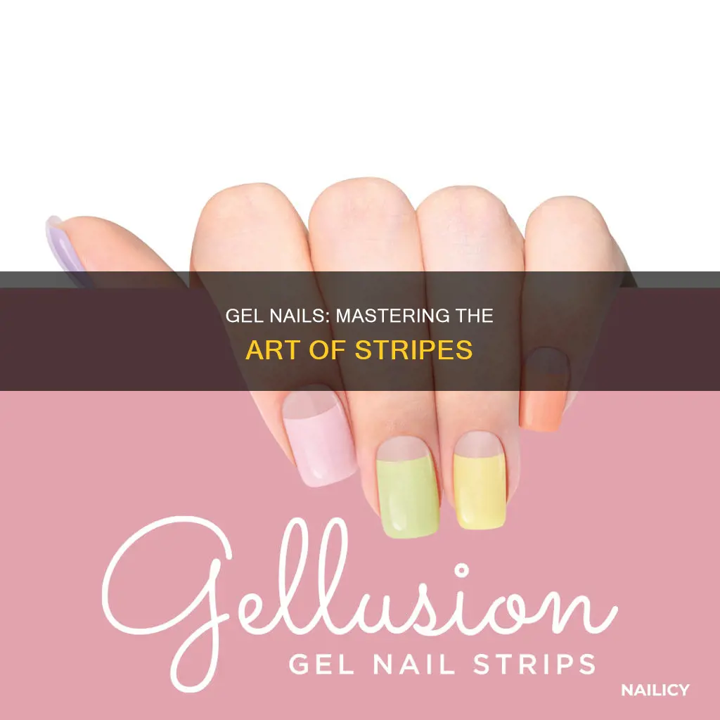 Gel Nails: Mastering The Art Of Stripes | Nailicy